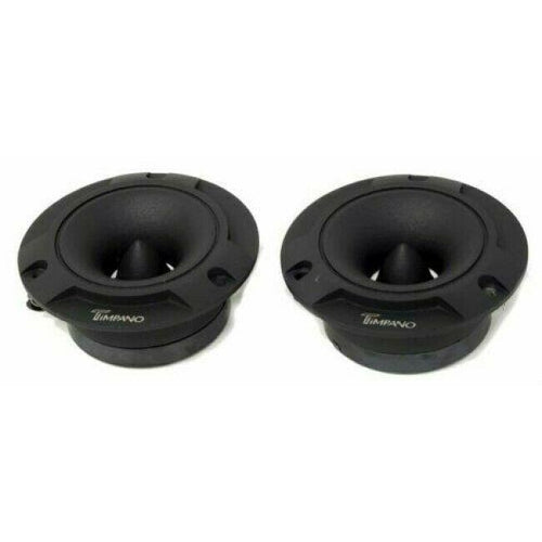 2 x Timpano TPT-ST2 4" Super Loud Tweeters Black Titanium Bullet 240 W ...