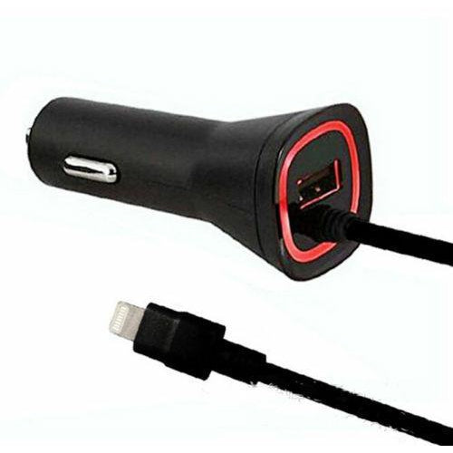 Panda Fast Rapid Apple Lightning MFi Certified Car Charger Dual USB Po ...