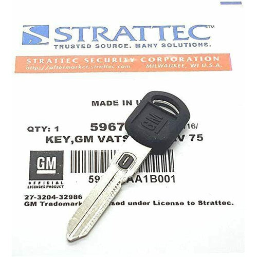 596772 STRATTEC DOUBLE SIDED GM VATS DOUBLE SIDED KEY NEW – Endless ...
